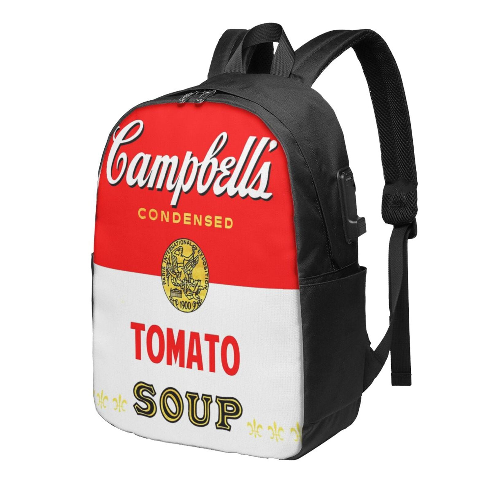 Campbell'S Soup Backpack Fashion Travel Backpack Laptop Backpack 17 ...