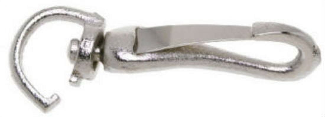Campbell T7607702 Open Swivel Eye Spring Snap, 3/8", Nickel Plated ...