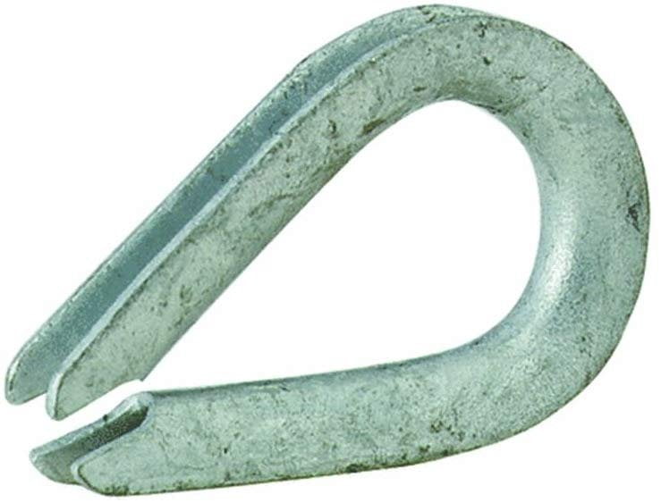 Campbell T7670609 1/8" Galvanized Wire Rope Thimbles - Walmart.com