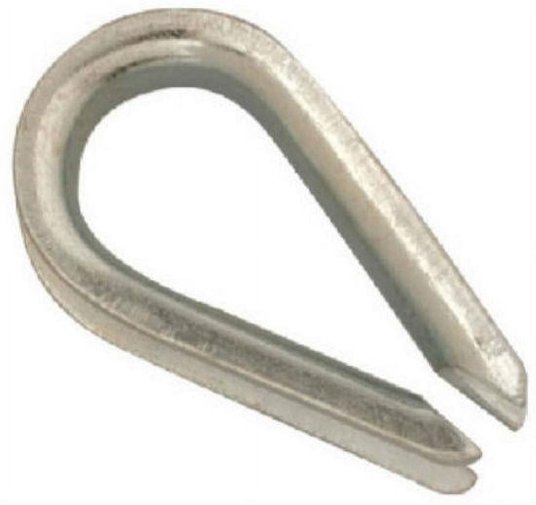Campbell T7670649 Wire Rope Thimble, 3/8'', Electro-Galvanized, Each ...