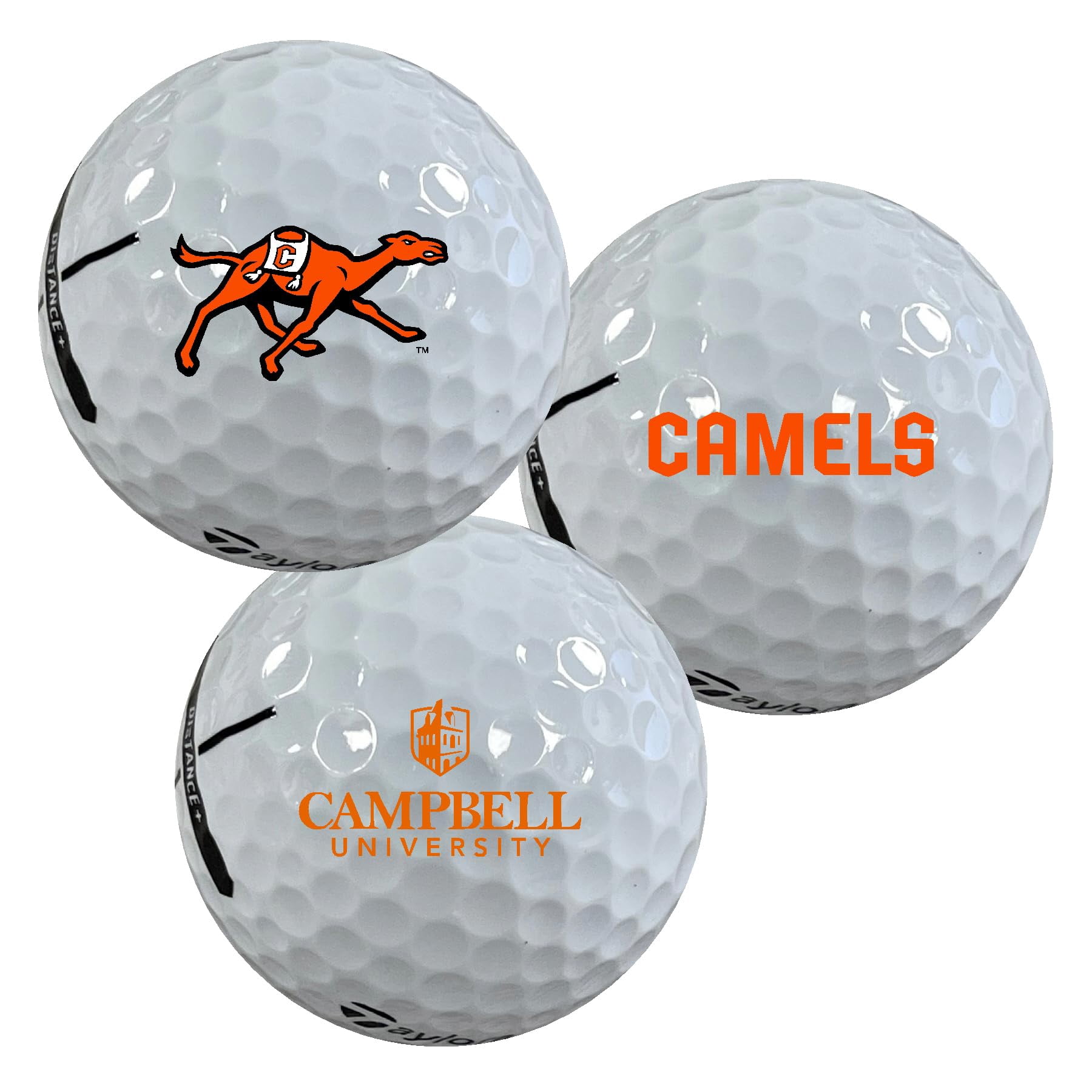 Campbell University Fighting Camels Logo Edition Taylormade Distance+ ...