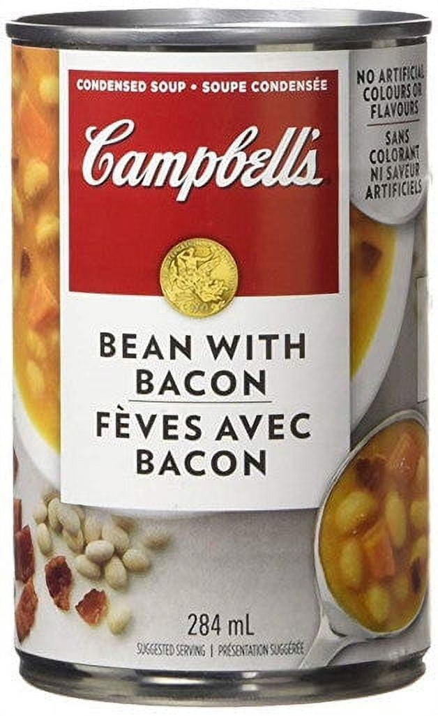 Campbell's Bean and Bacon Soup, 284ml/9.6 oz. - Walmart.com