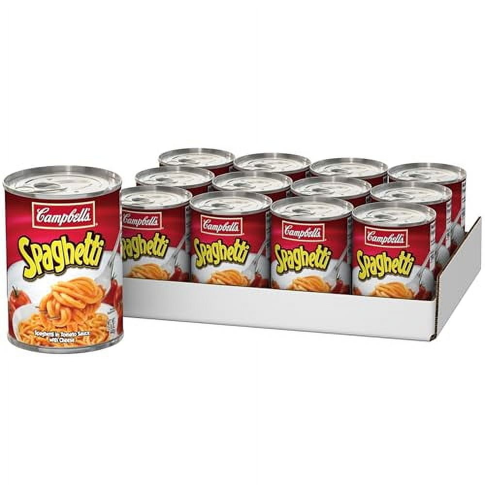 Campbell's Canned Spaghetti, Snacks for Kids and Adults, 15.8 OZ Can ...