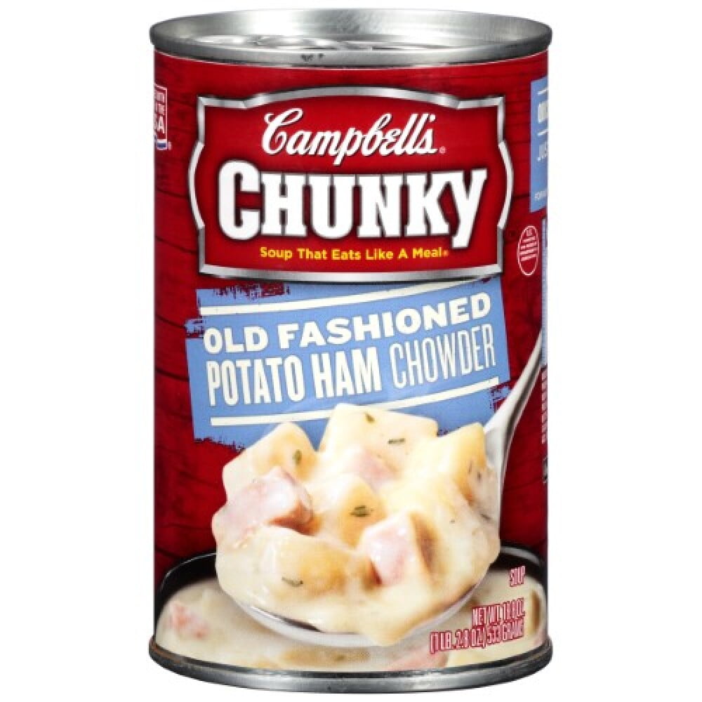Campbell's Chunky Soup, Old Fashioned Potato Ham Chowder, 18.8 Ounce ...