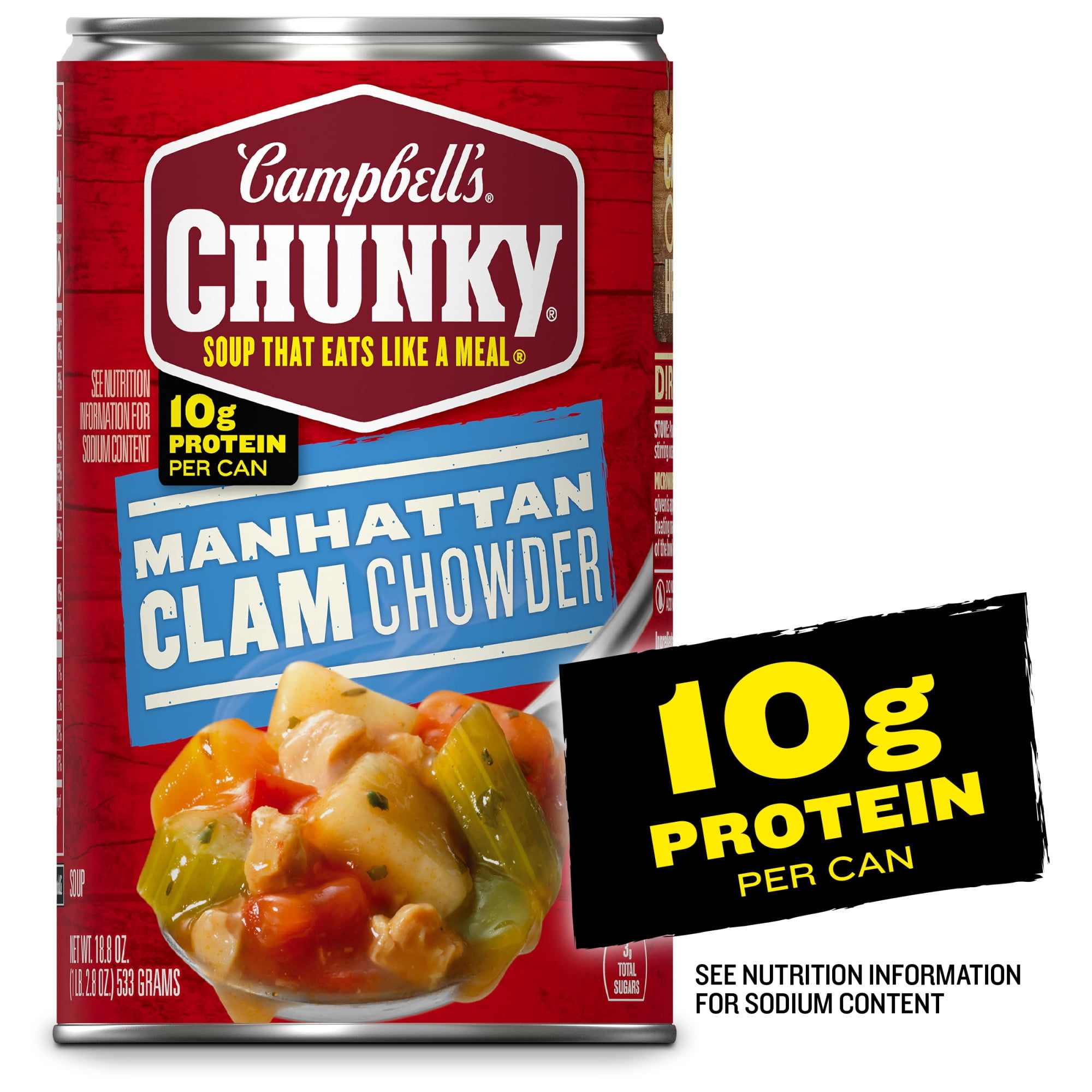 Chunky Clam Chowder 18.8oz | Soup - Walmart Business Supplies