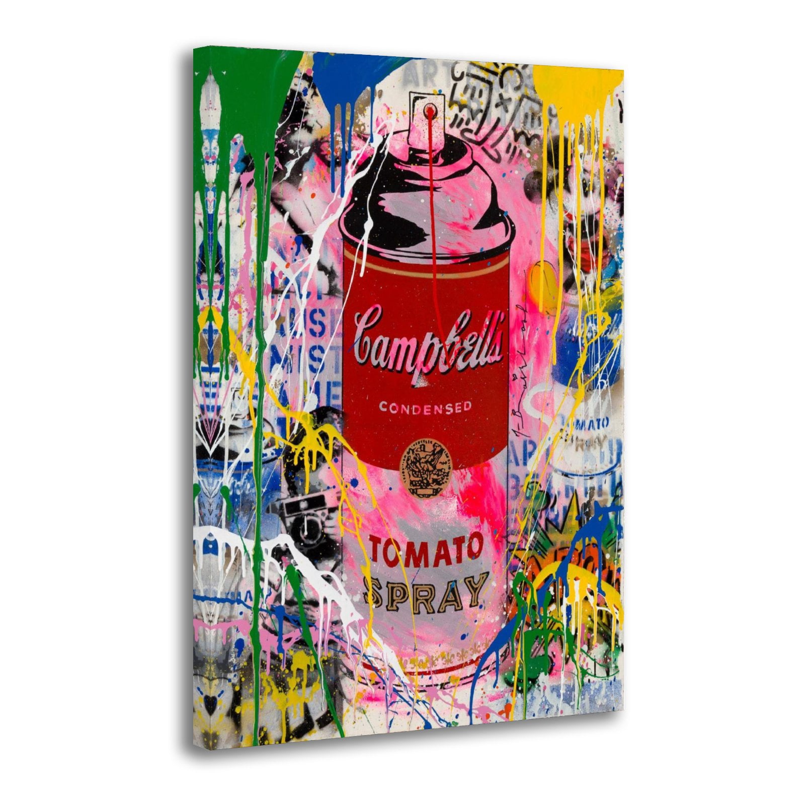 Campbell's Chunky Soups Banksy Graffiti Poster Cool Artworks Painting ...