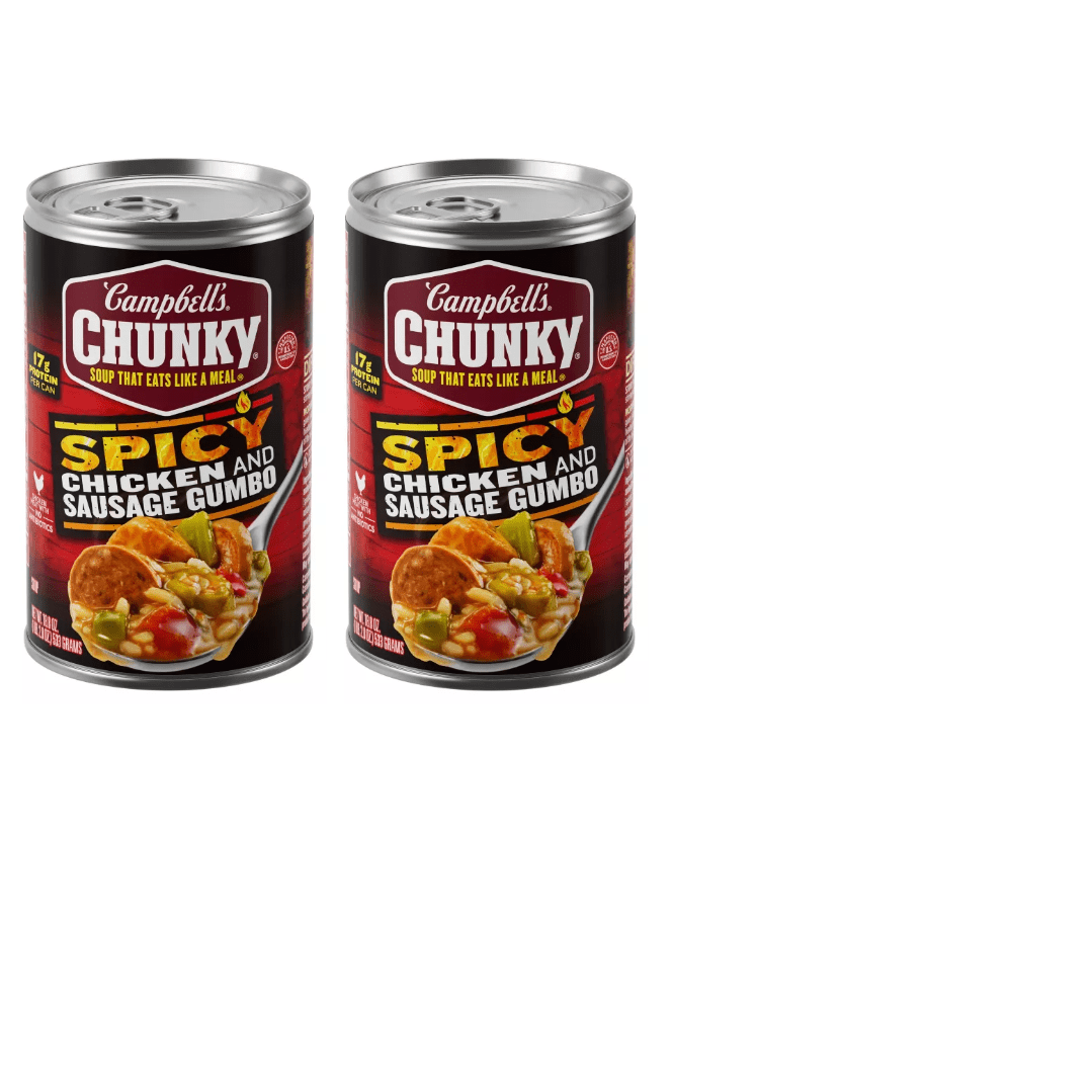 Campbell's Chunky Spicy Chicken & Sausage Gumbo - 18.8oz-pack of 2 ...