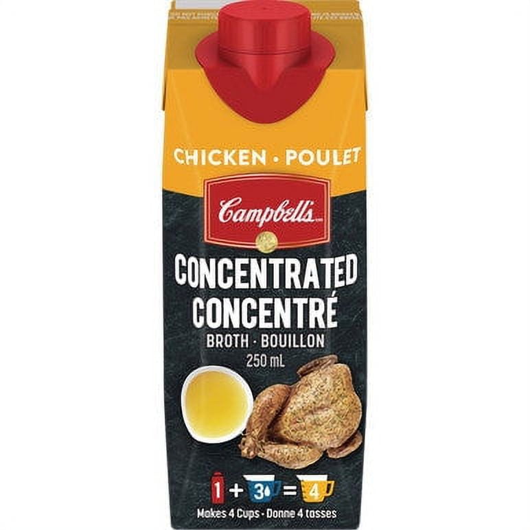 Campbell's Concentrated Chicken Broth, 250mL/8.75 oz - Walmart.com