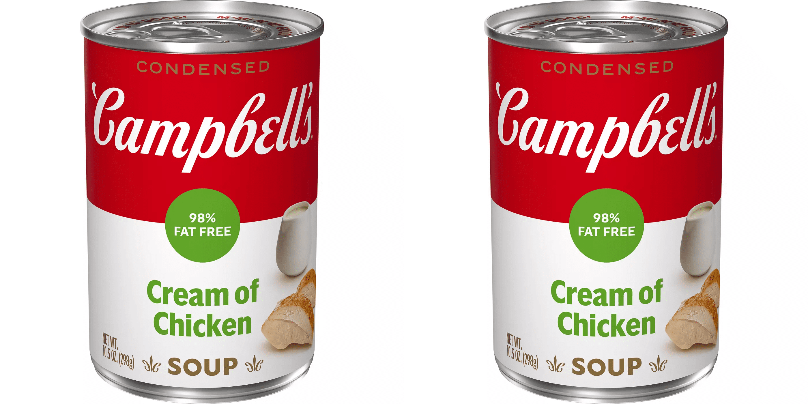Campbell's Condensed 98% Fat Free Cream of Chicken Soup, 10.5 oz pack ...