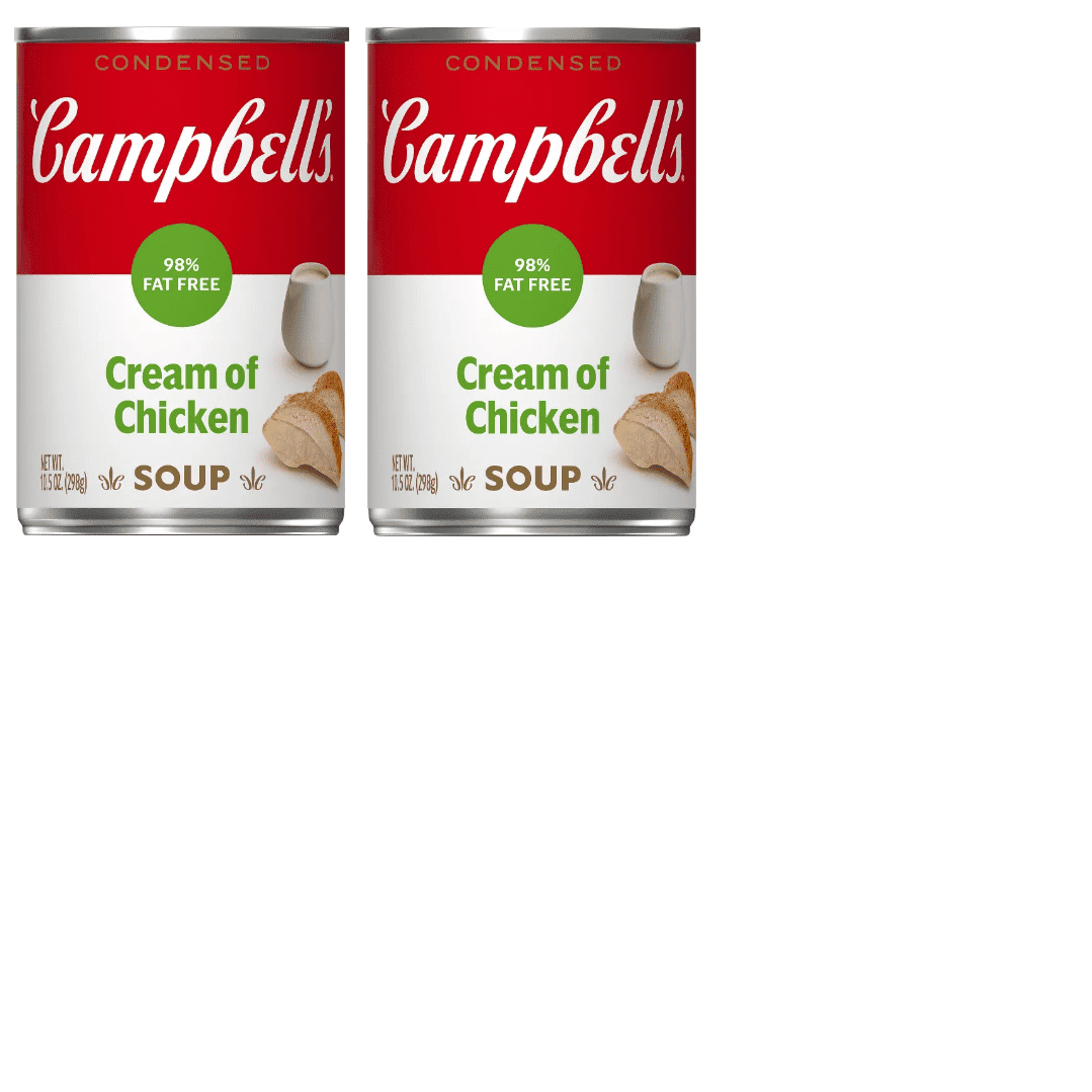 Campbell's Condensed 98% Fat Free Cream of Chicken Soup - 10.5oz-pack ...