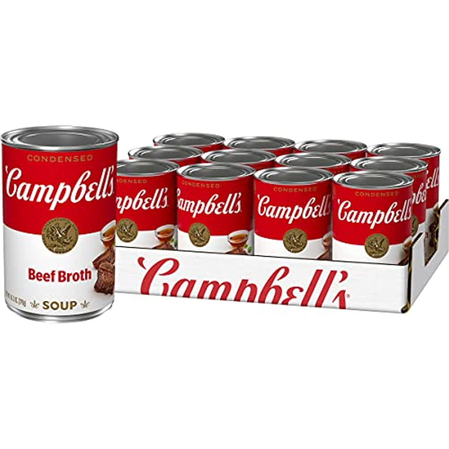 Campbell's Condensed Beef Broth, 10.5 Ounce Can (Case of 12) - Walmart.com