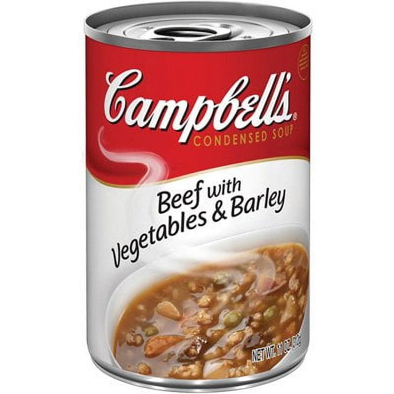 Campbell's, Condensed Beef with Vegetables & Barley Soup, 11oz Can ...