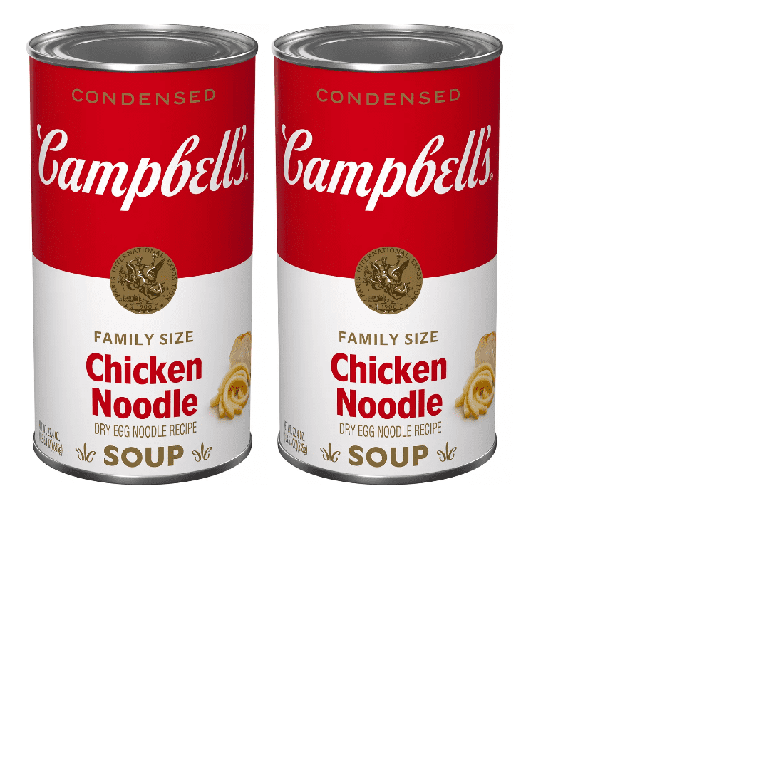 Campbell's Condensed Chicken Noodle Soup Dry Egg Noodle Recipe, 22.4 oz ...