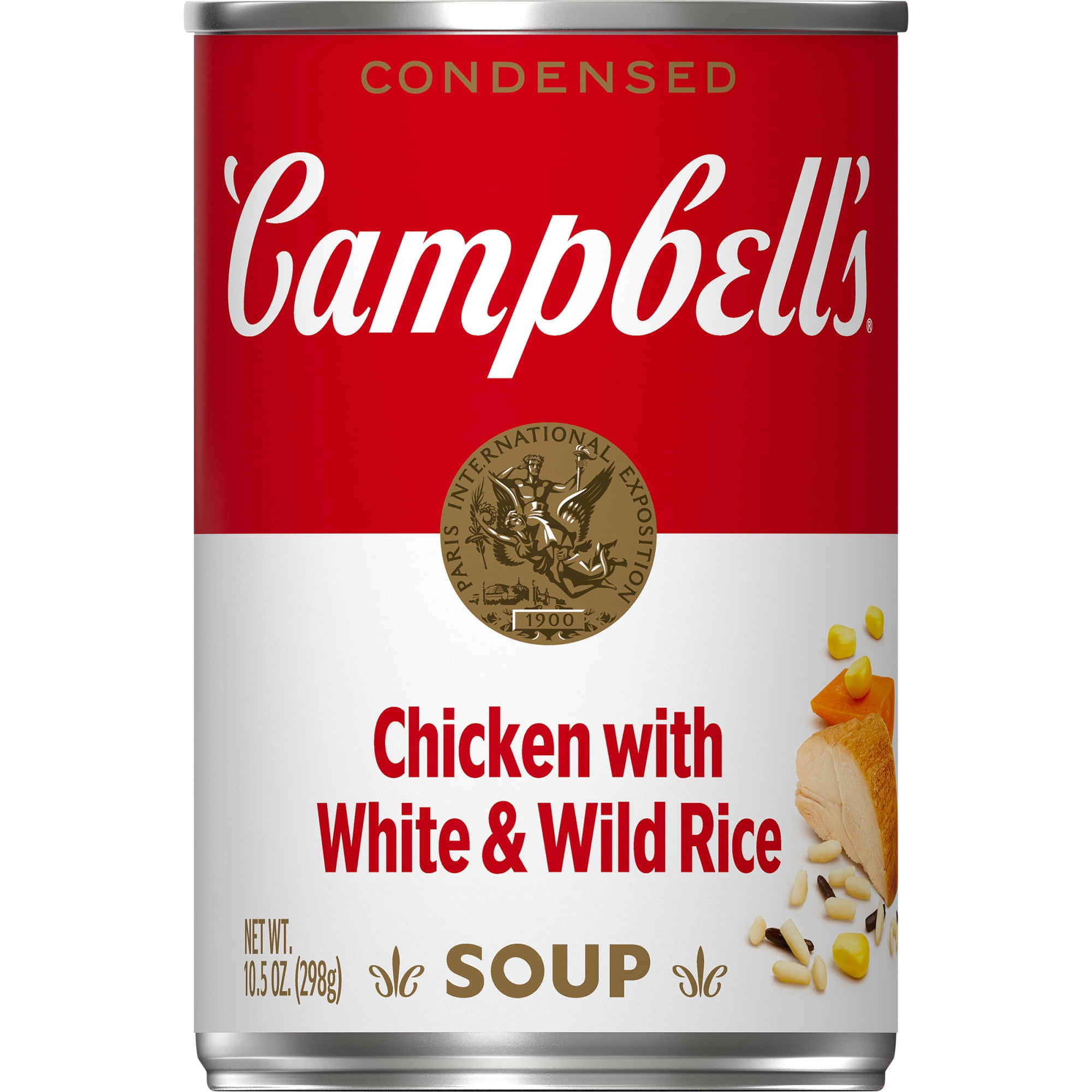 Campbell's Condensed Chicken and Rice Soup with White and Wild Rice, 10 ...
