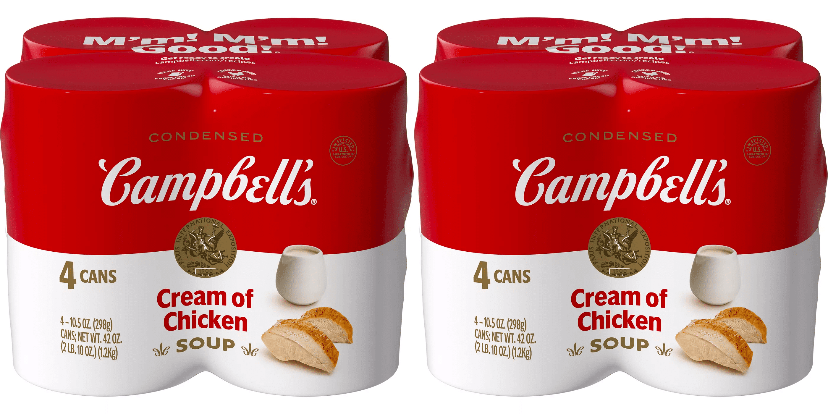 Campbell's Condensed Cream Of Chicken Soup - 4 Pack Pack Of 2 – Cream ...