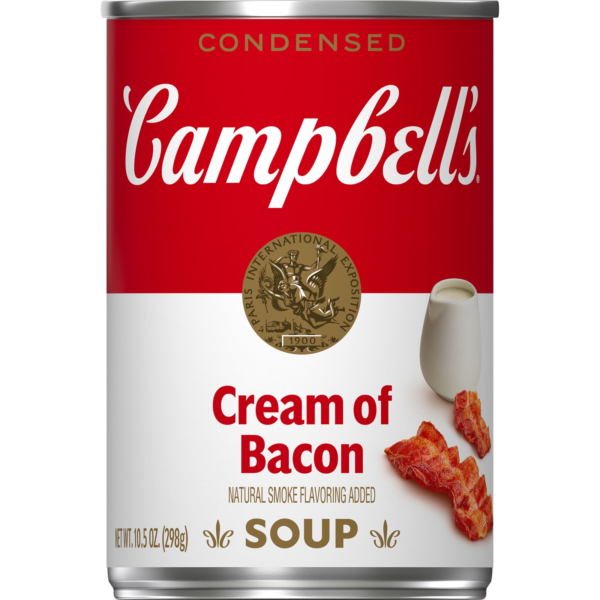 Campbell's Cream of Bacon Soup with Natural Smoke Flavoring, 10.5 oz ...