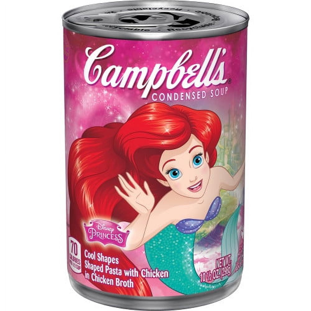 Campbell's Condensed Disney Princess Cool Shapes Pasta (Pack of 3 ...