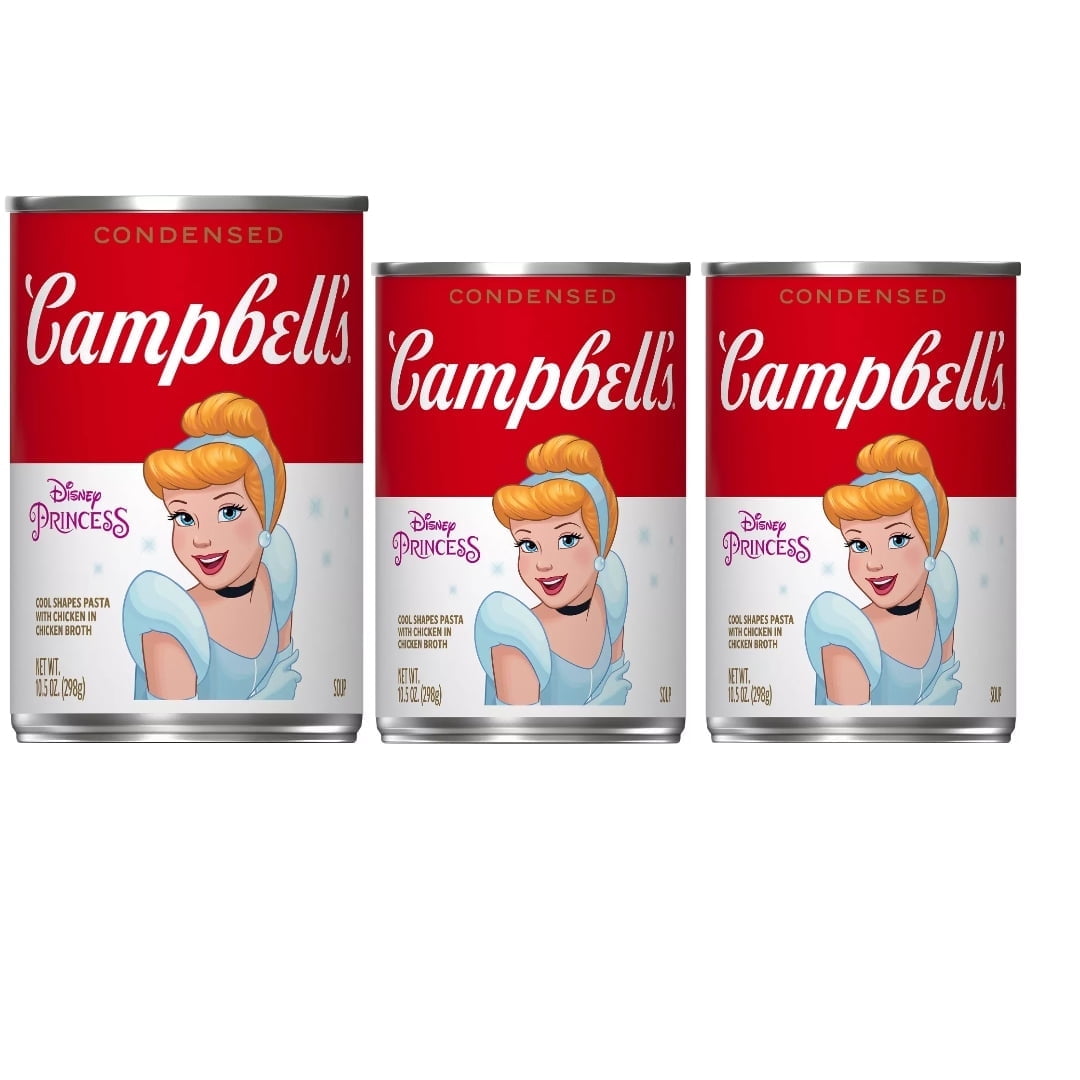 Campbell's Condensed Disney's Princess Chicken & Pasta Shapes Soup - 10 ...