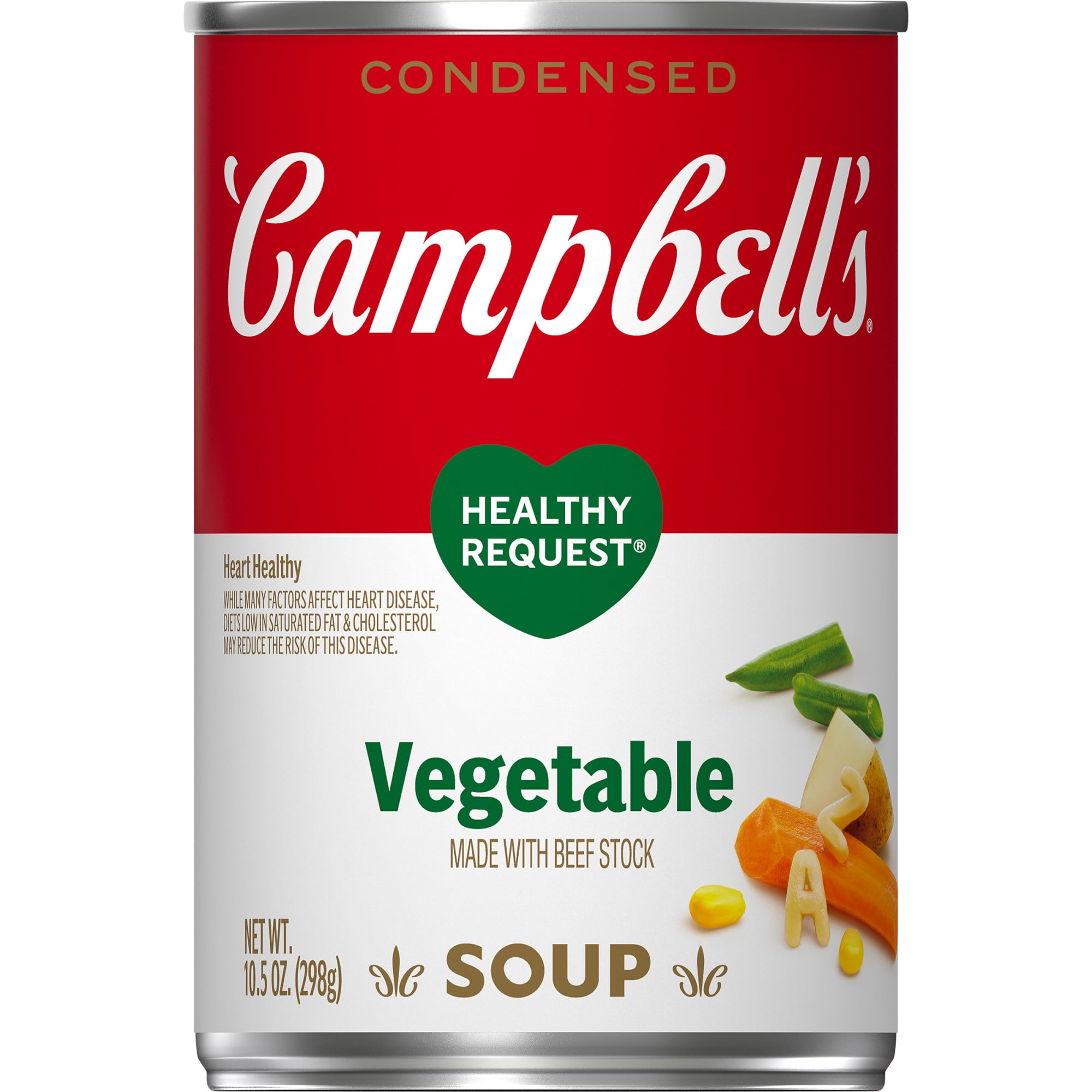 Campbell's Healthy Request Low Sodium Vegetable Soup, Shelf-Stable, 10. ...