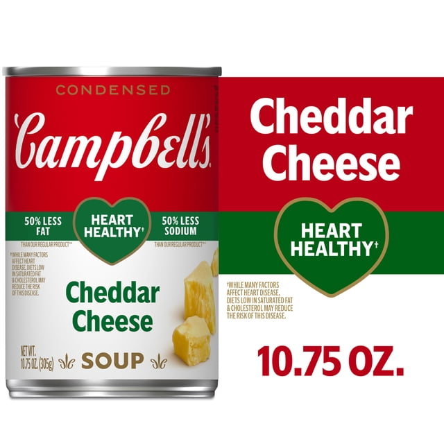 Campbell' Heart Cheddar Soup - Soups for grocery retail - Walmart ...