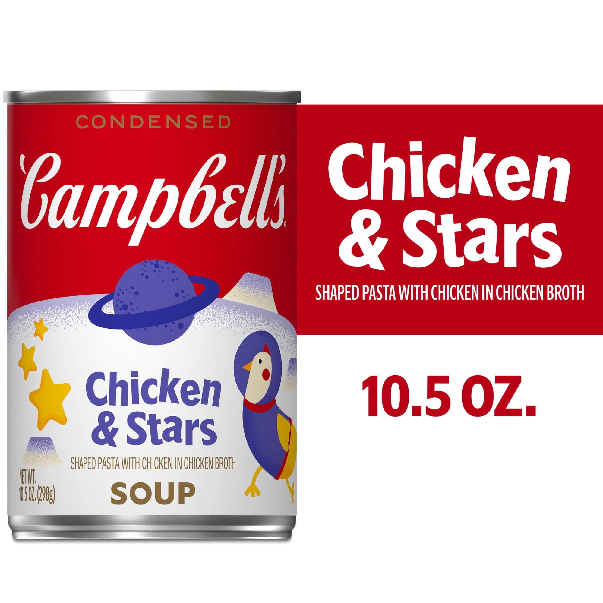 Campbell's, Kids Chicken and Stars Soup, 10.5 oz Can - Walmart.com