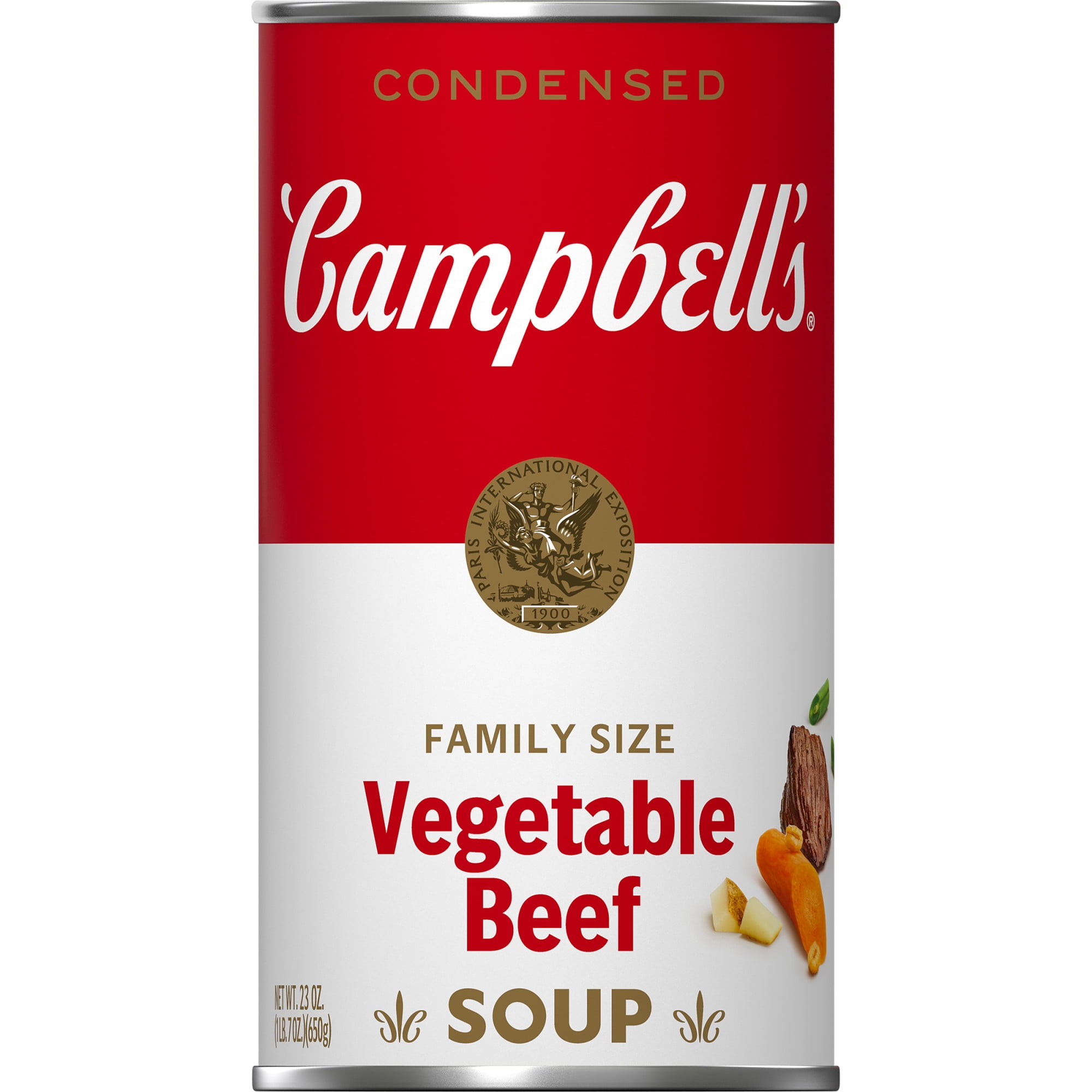 Campbell's Condensed Vegetable Beef Soup, 23 oz Can - Walmart.com
