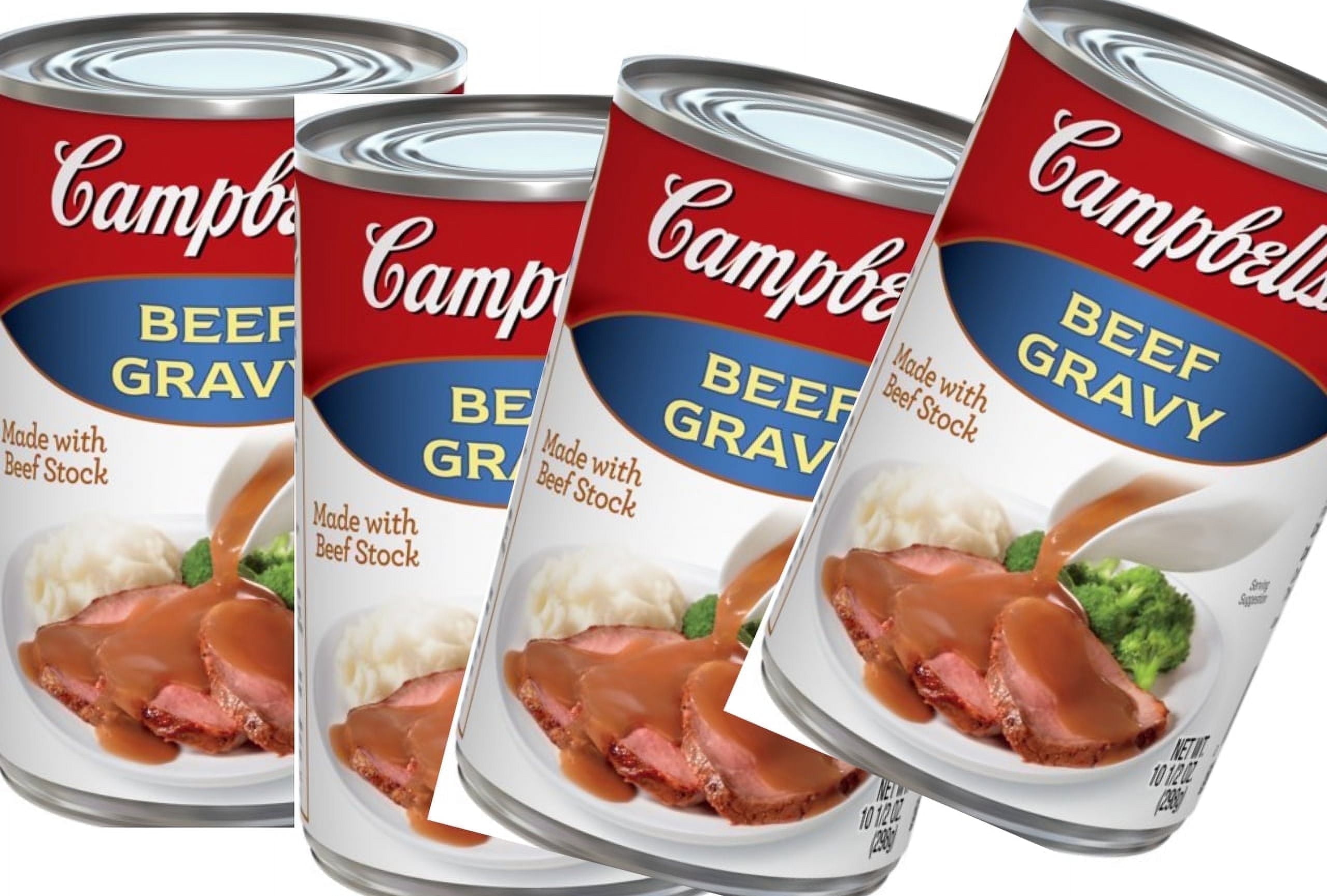 Campbell's Gravy, Beef, 10.5 oz. 4 Cans - Walmart.com