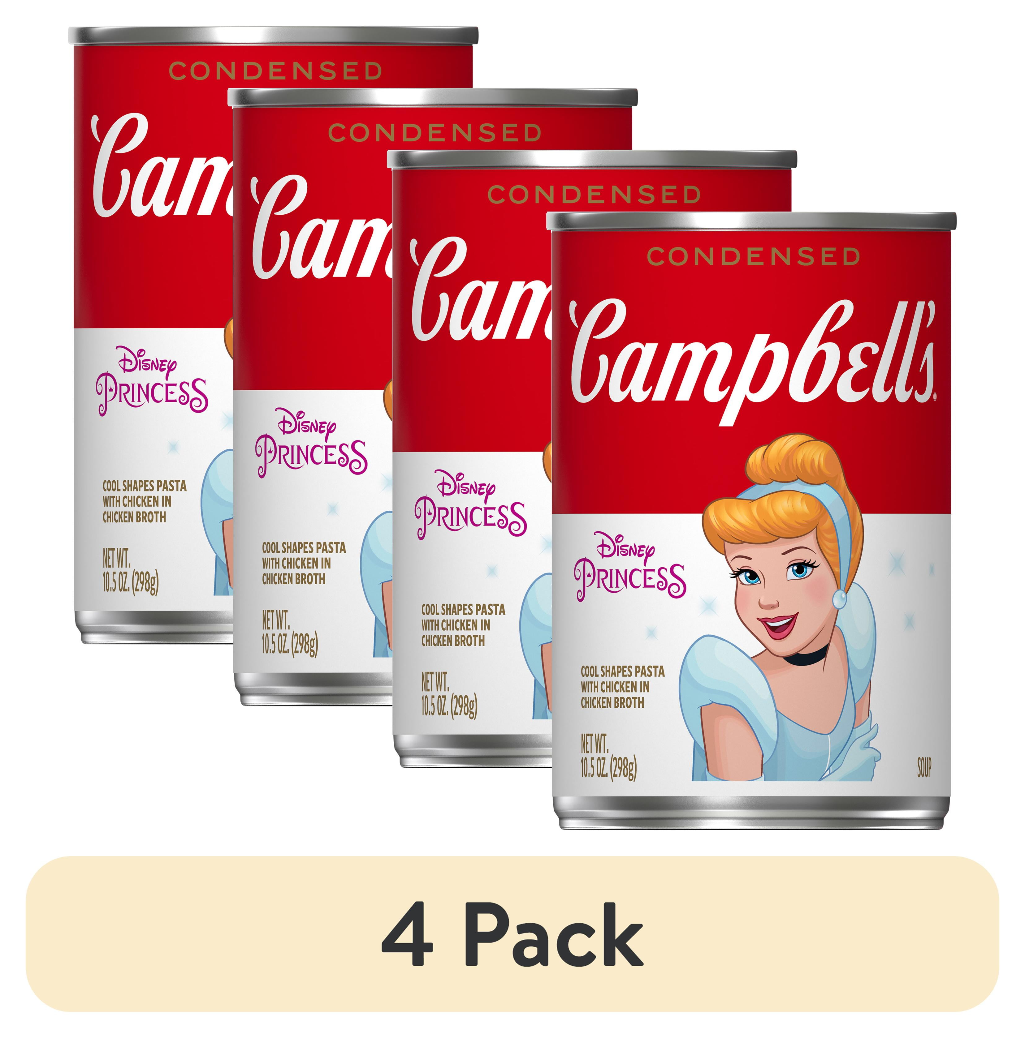 (4 pack) Campbell’s Condensed Kids Soup, Disney Princess Cool Shapes ...