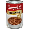 Campbell's Healthy Pork & Beans, High Fiber and Protein, Low Fat, 11 Oz ...
