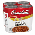 Campbell's Pork & Beans in Tomato Sauce, 14.8 oz Cans, 4-Pack Ready-to ...