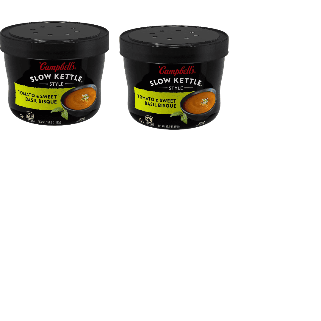 Campbell's Slow Kettle Style Tomato & Sweet Basil Soup Microwaveable ...