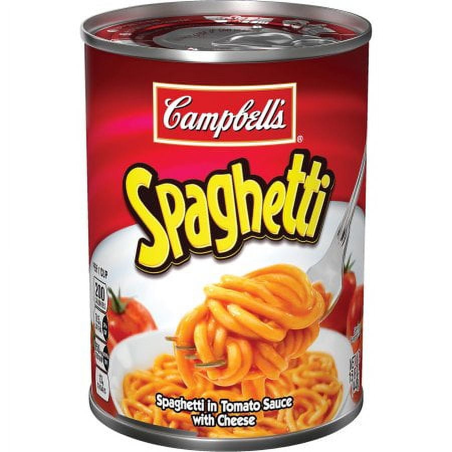 Campbell's Spaghetti - Sweet Tomato Sauce & Cheese, Ready in 3 Minutes ...