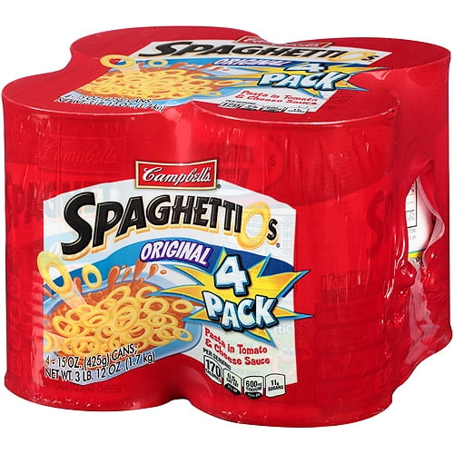 Campbell's SpaghettiOs Original Pasta in Tomato & Cheese Sauce, 15 oz ...