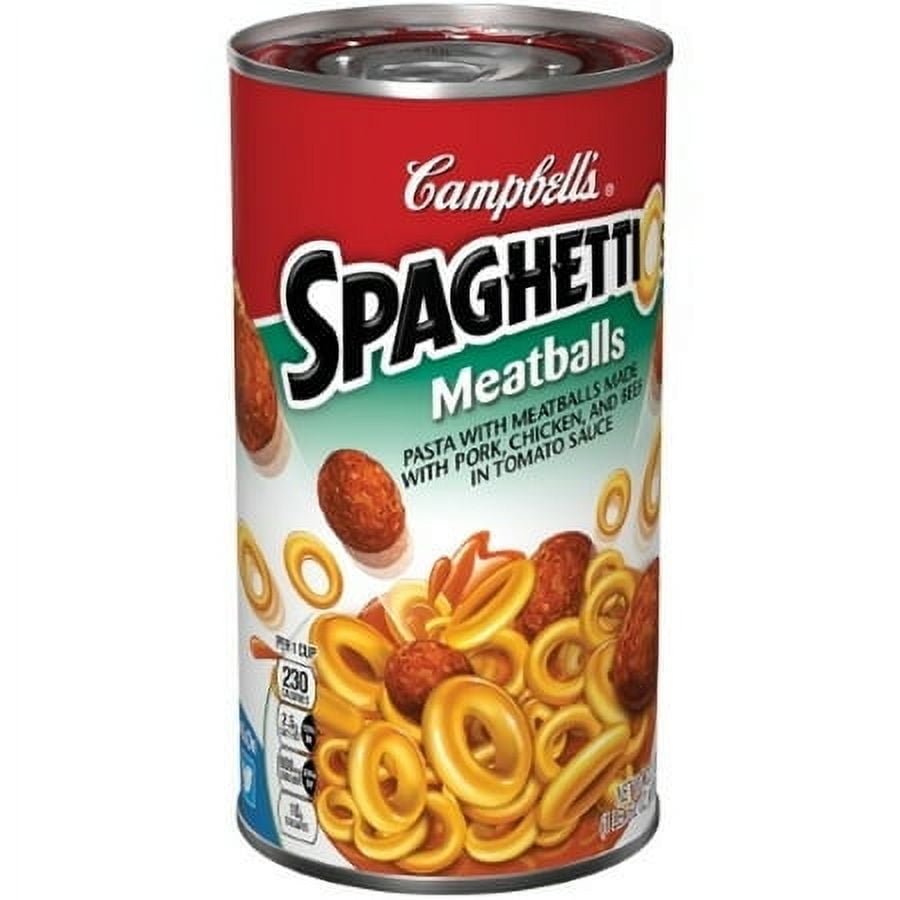 Campbell's Spaghettios with Meatballs (Pack of 3) - Walmart.com