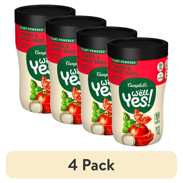 Campbell's Well Yes! Sipping Soup, Tomato and Sweet Basil Soup ...