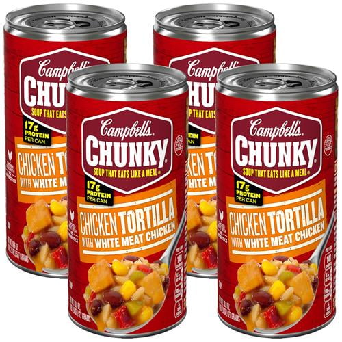 Campbells Chunky Soup, Chicken Tortilla Soup With Grilled White Meat ...