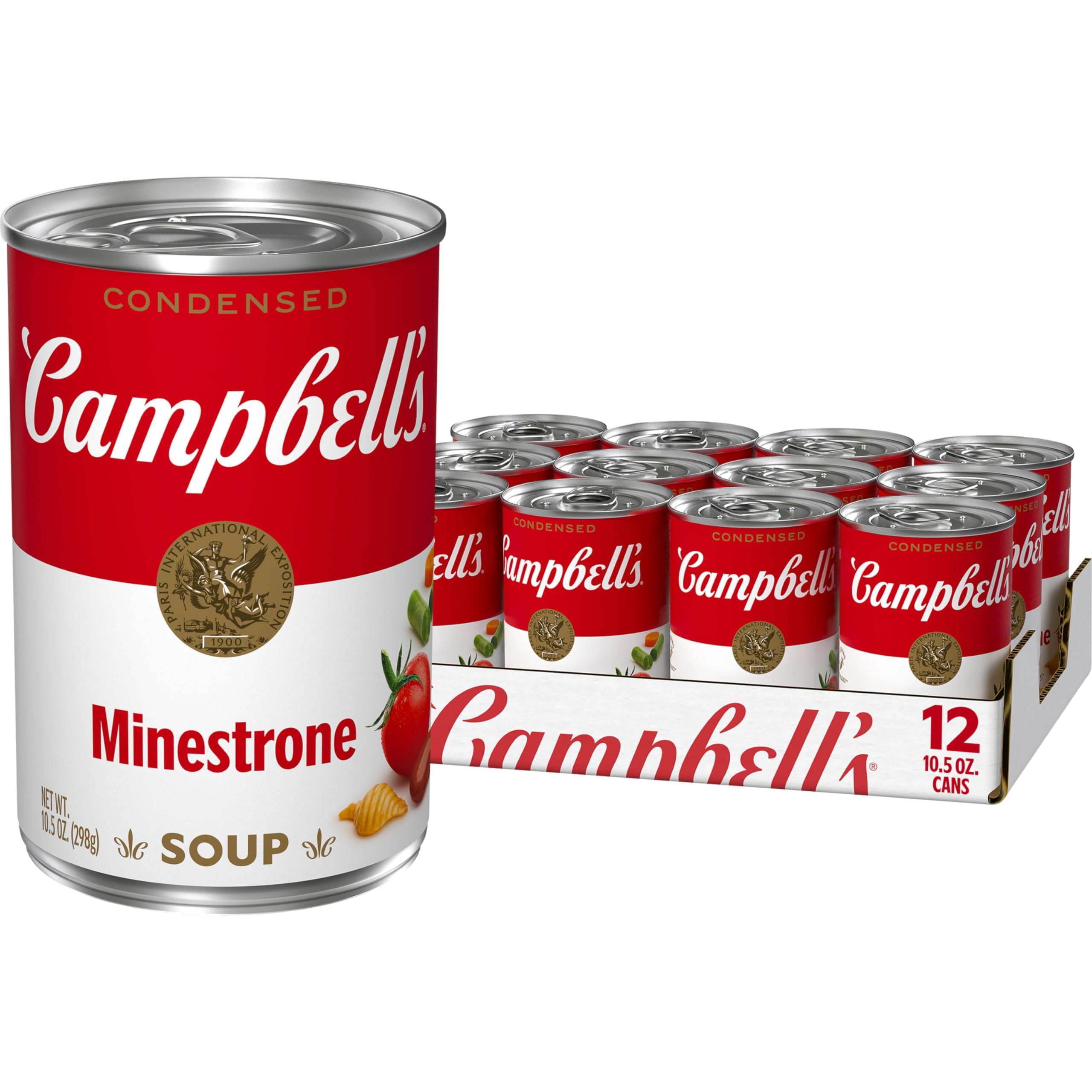Campbell's Condensed Minestrone Soup, 10.5 Ounce Can (Case of 12 ...