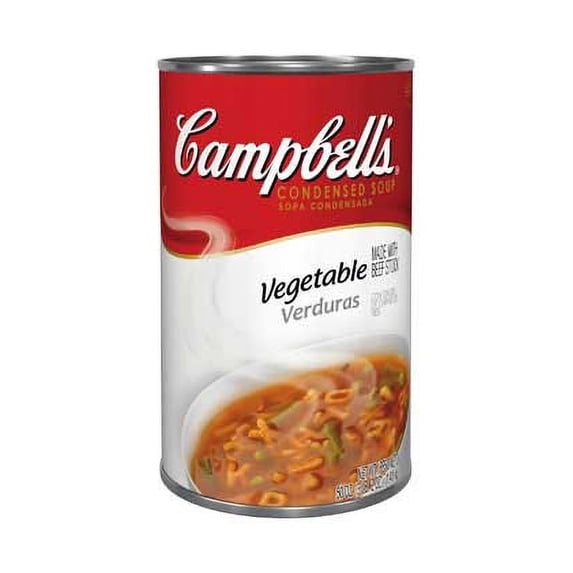 Campbells Condensed Vegetable Soup - 50 oz. can, 12 per case - Walmart.com