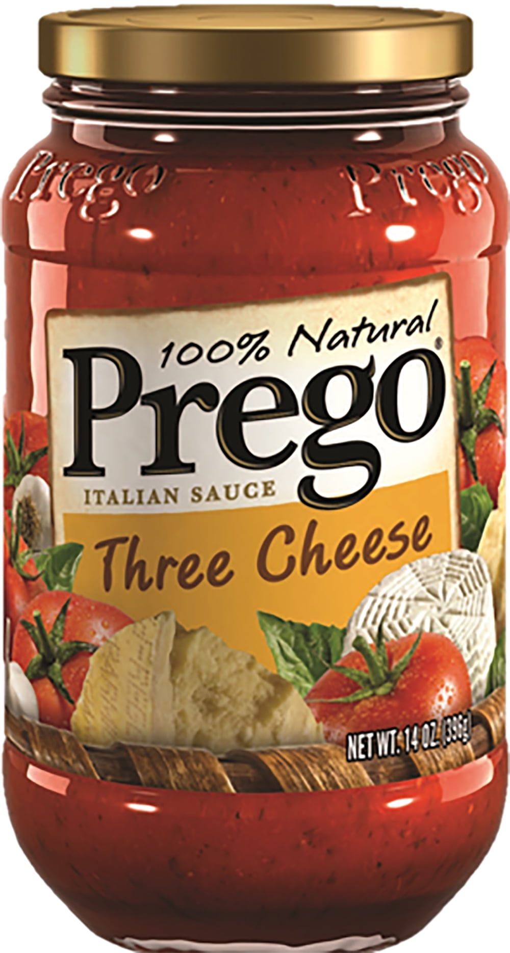 Campbells Prego Three Cheese pasta Sauce Induvial Glass Bottle 14oz ...
