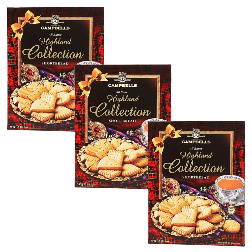 Campbells Shortbread All Butter Highland Collection Assorted Cookies ...