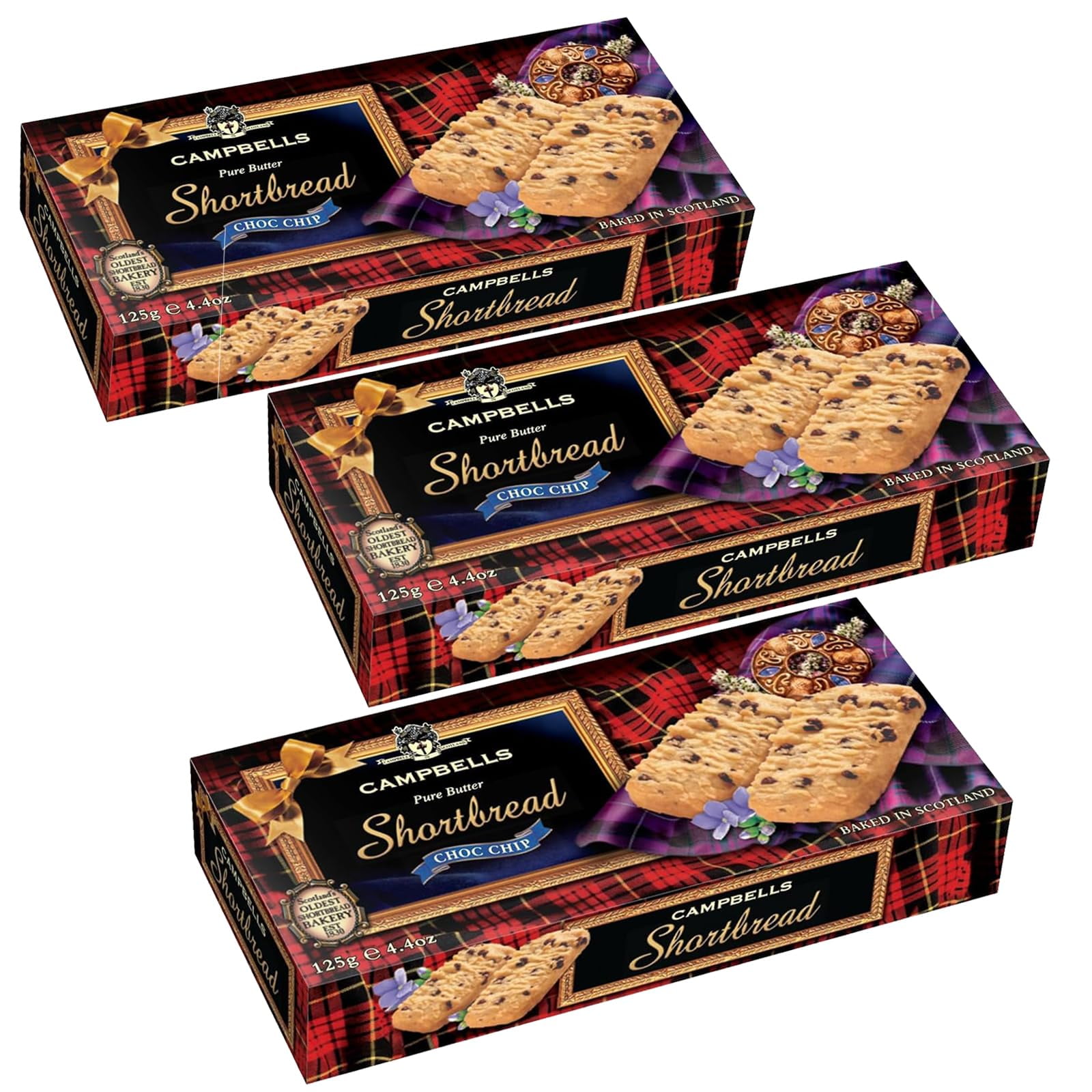 Campbells Shortbread Choc Chips Fingers | Scottish Pure Butter Cookies | Delicious Chocolaty ...