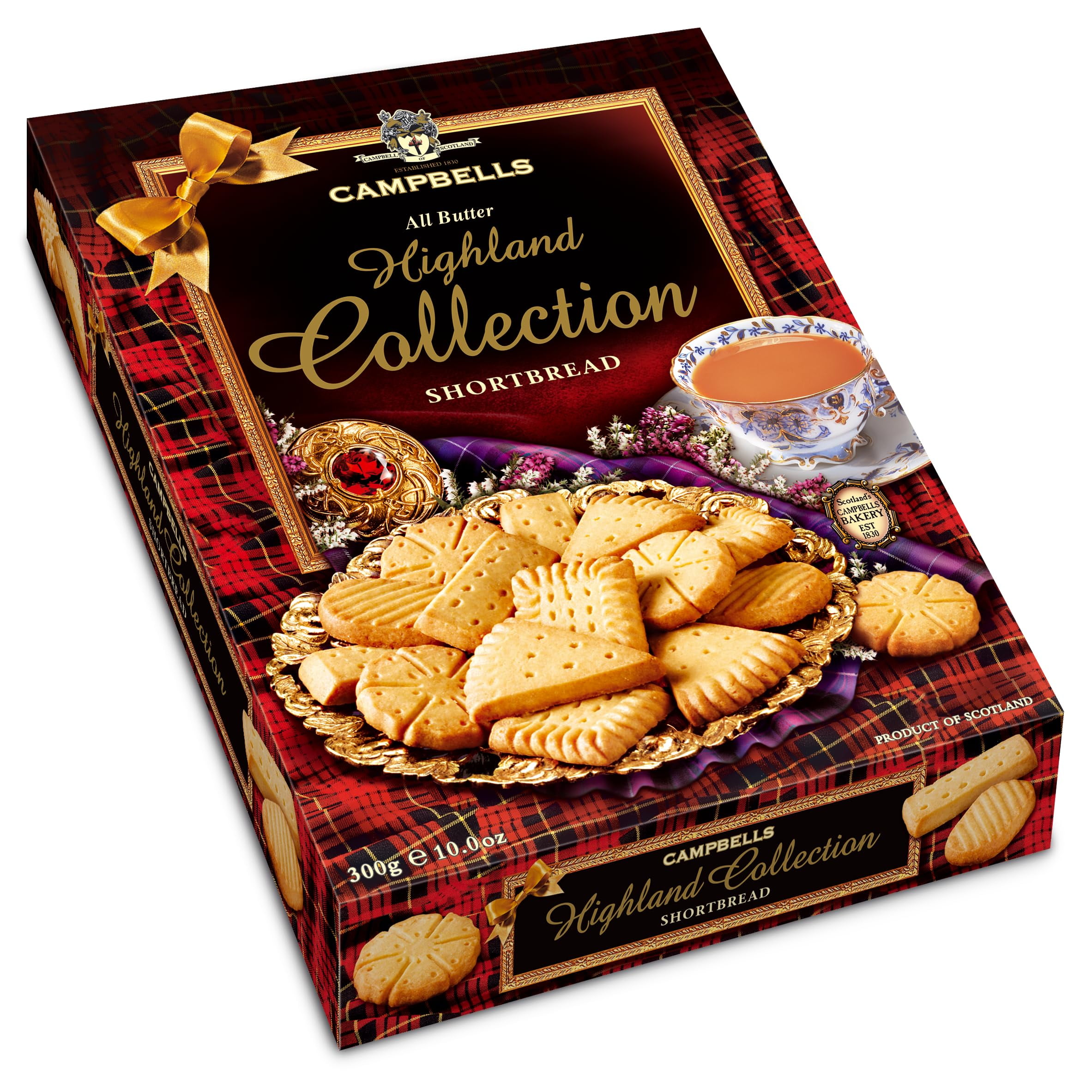 Campbells Shortbread Highland Collection | HYZ01 Scottish Butter ...