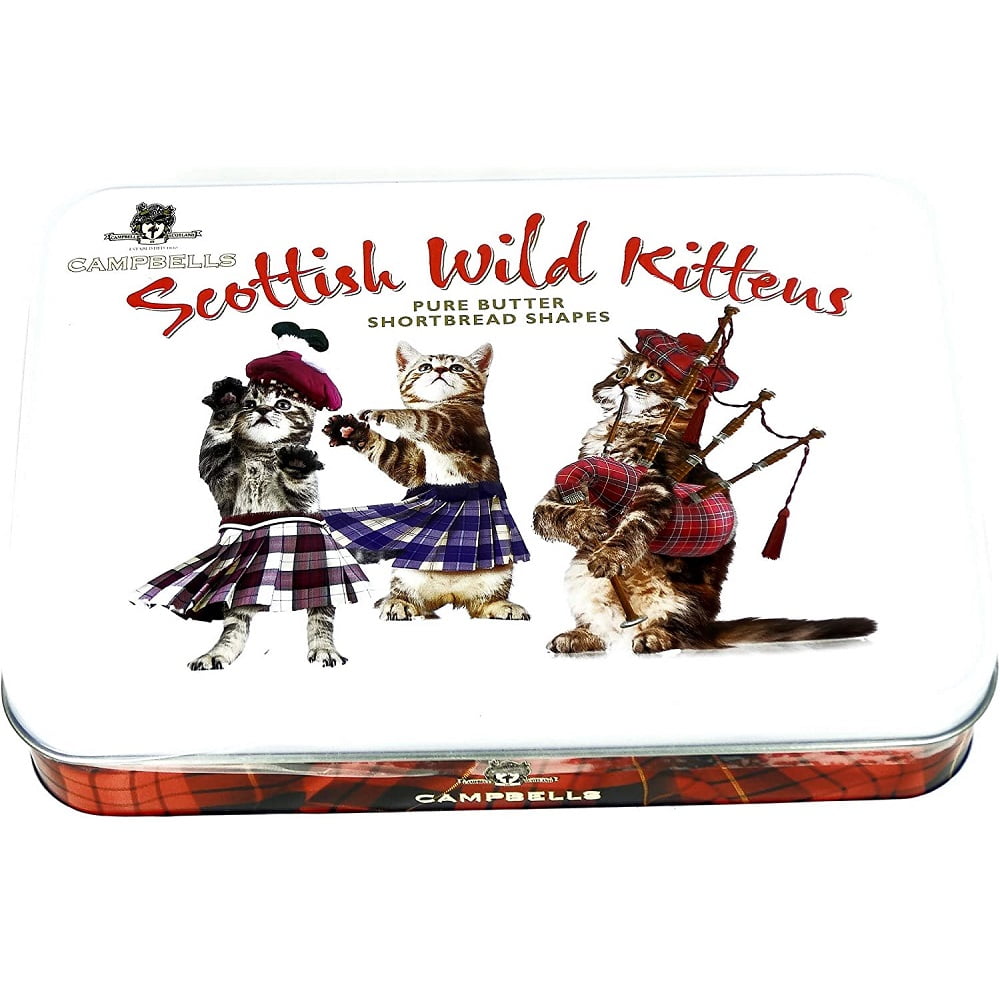 Campbells Shortbread Wild Kitten Tin 150g - Walmart.com