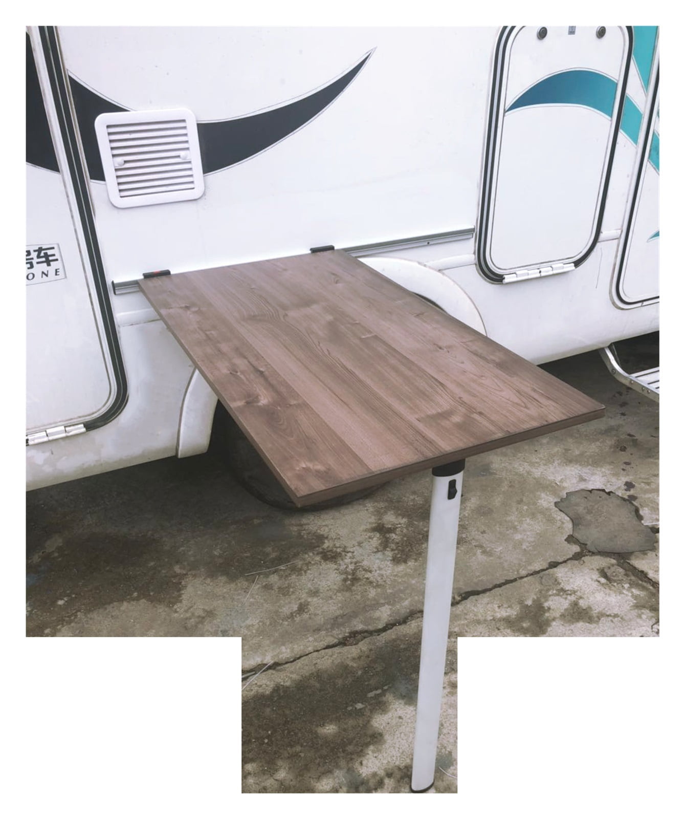 Camper Accessories RV Folding Table Legs Holder Camper Folding Table ...