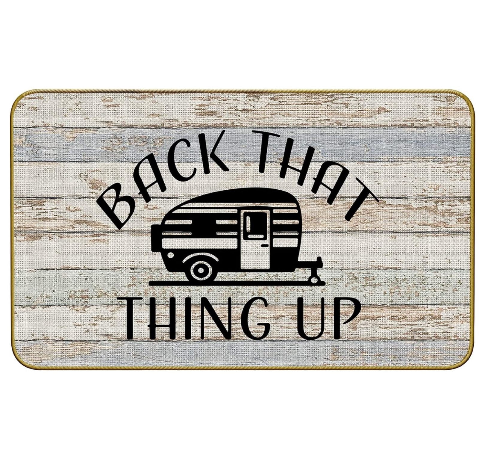Camper Door Mat,Camping Door Mat,Camper Rugs,Back That Thing Up Camper ...