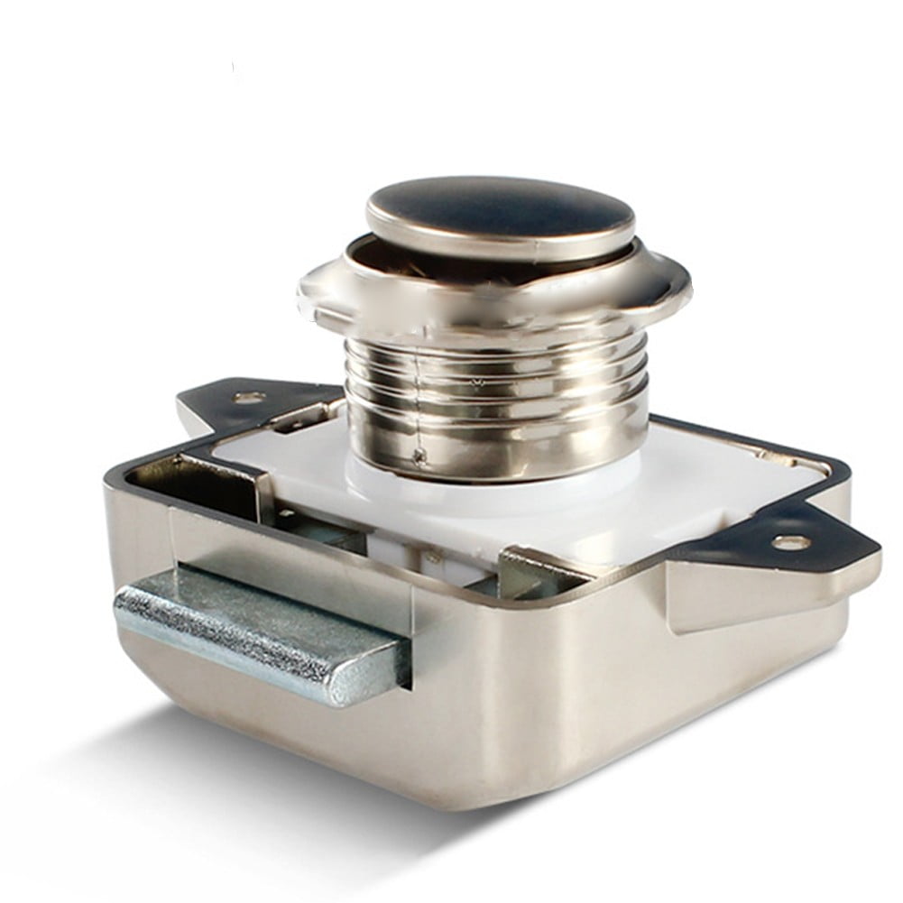 Camper Push Lock Rv Caravan Boat Motor Home Cabinet Drawer Latch Lock ...