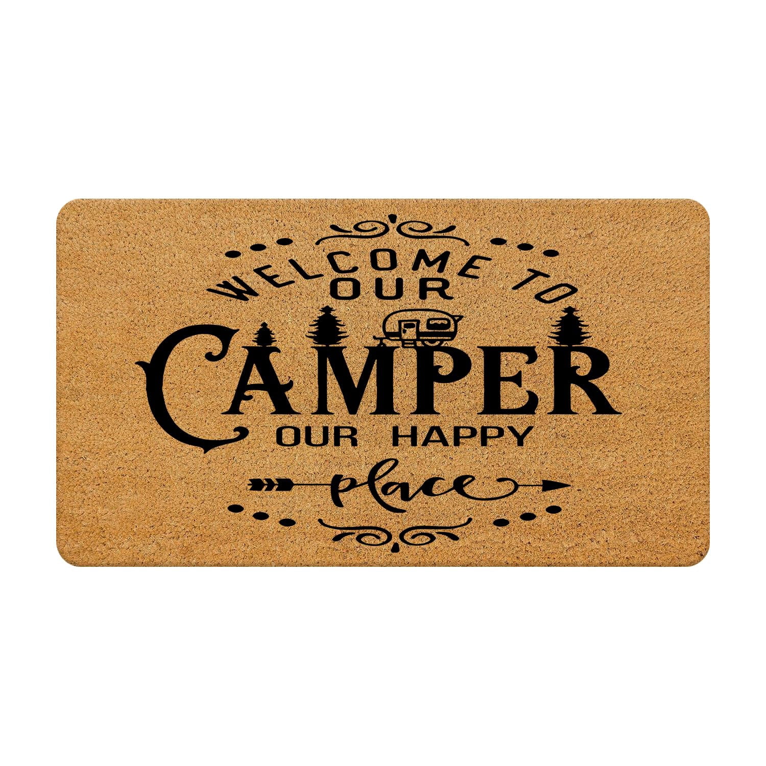 Camper RV Travel Trailer Door Mat Camping Door Mat Camper Decor Welcome ...