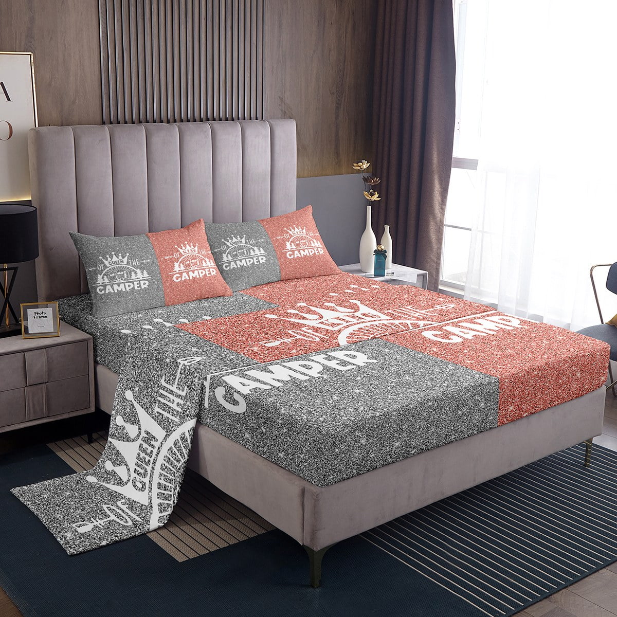 Camper Sheet Set Wedding Gifts for Couple,King and Queen Camping Bed ...