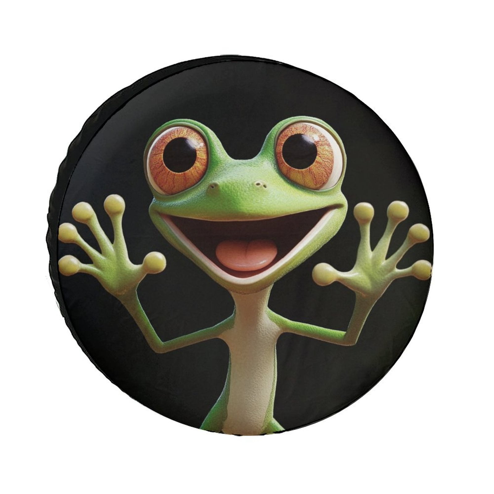 Camper Spare Tire Cover 12inch Green Frog Cute Animal Wheel Protectors ...