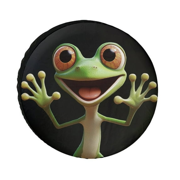 Camper Spare Tire Cover 12inch Green Frog Cute Animal Wheel Protectors ...